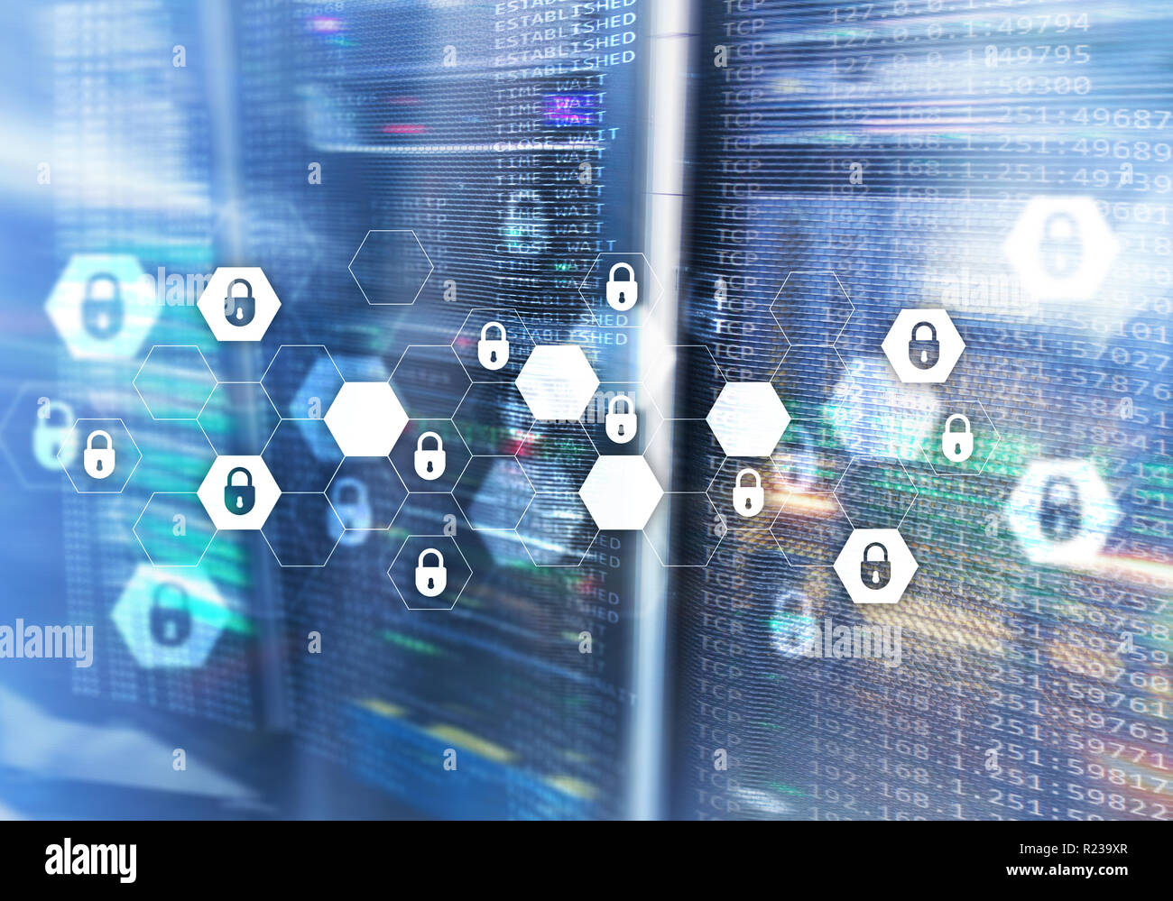 Cyber security, data protection, information privacy. Internet and ...