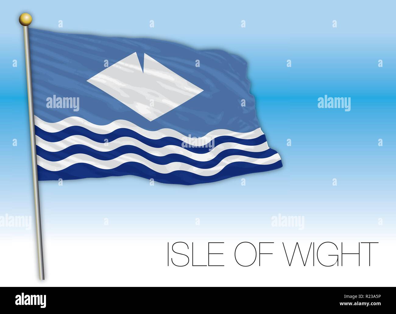 Flag of the isle of wight Stock Vector Images - Alamy