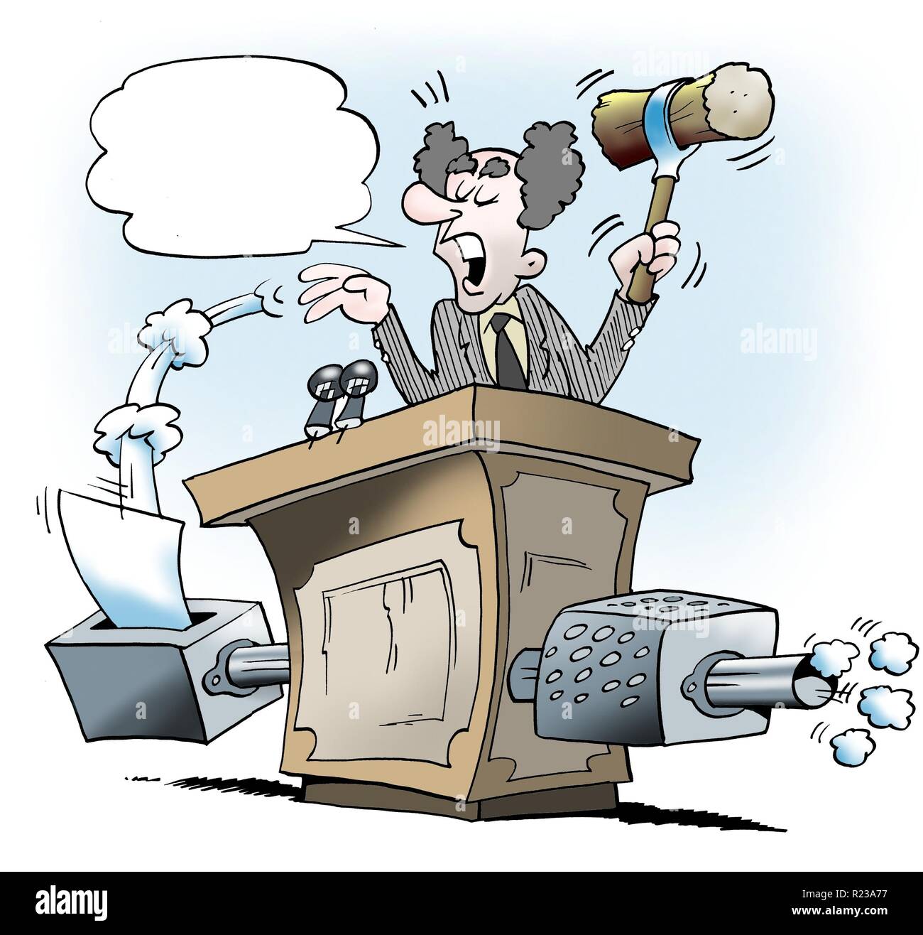 Lectern cartoon hi-res stock photography and images - Alamy