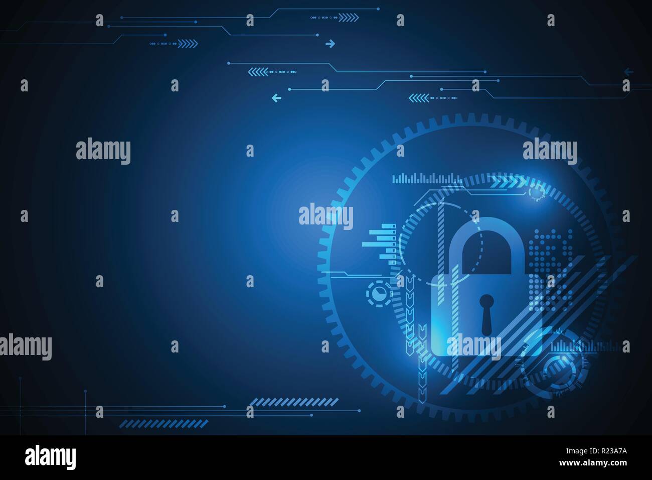 Vector abstract background technology security concept Stock Vector ...