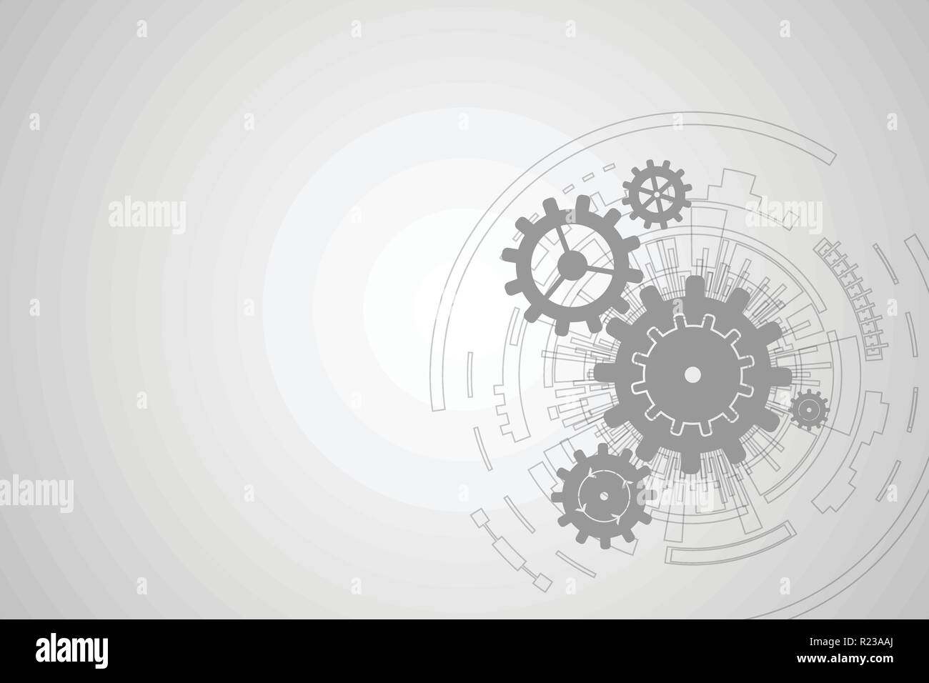 Vector abstract background technology gears concept Stock Vector Image ...