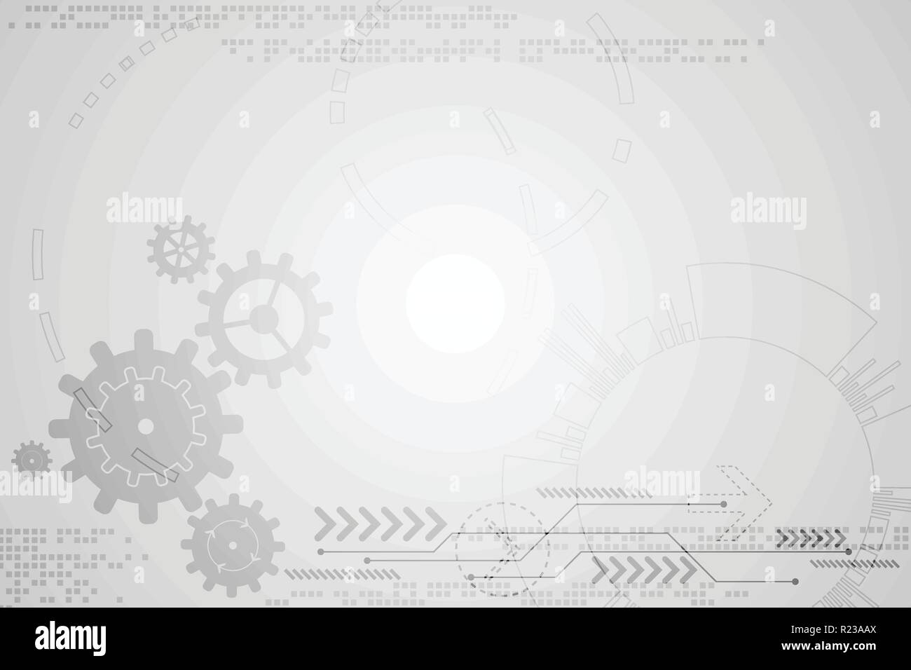 Vector abstract background technology gears concept Stock Vector Image ...