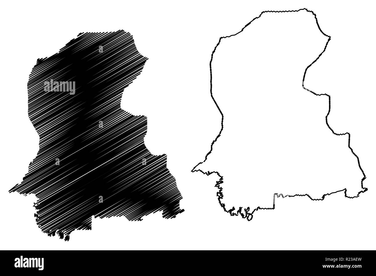 Sindh map hi-res stock photography and images - Alamy