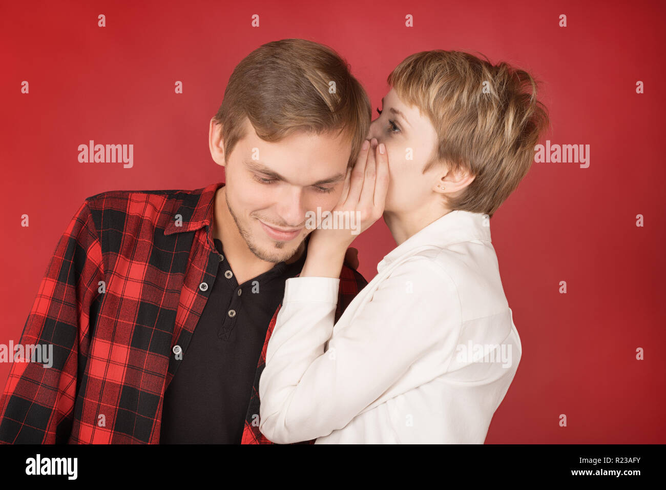 Secrets to whisper hi-res stock photography and images - Alamy