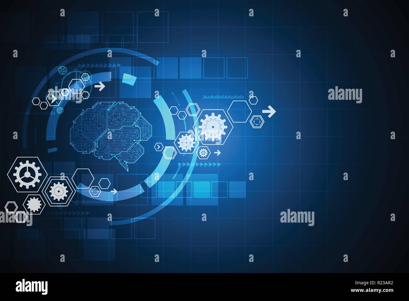 Electronic brain hi-res stock photography and images - Alamy