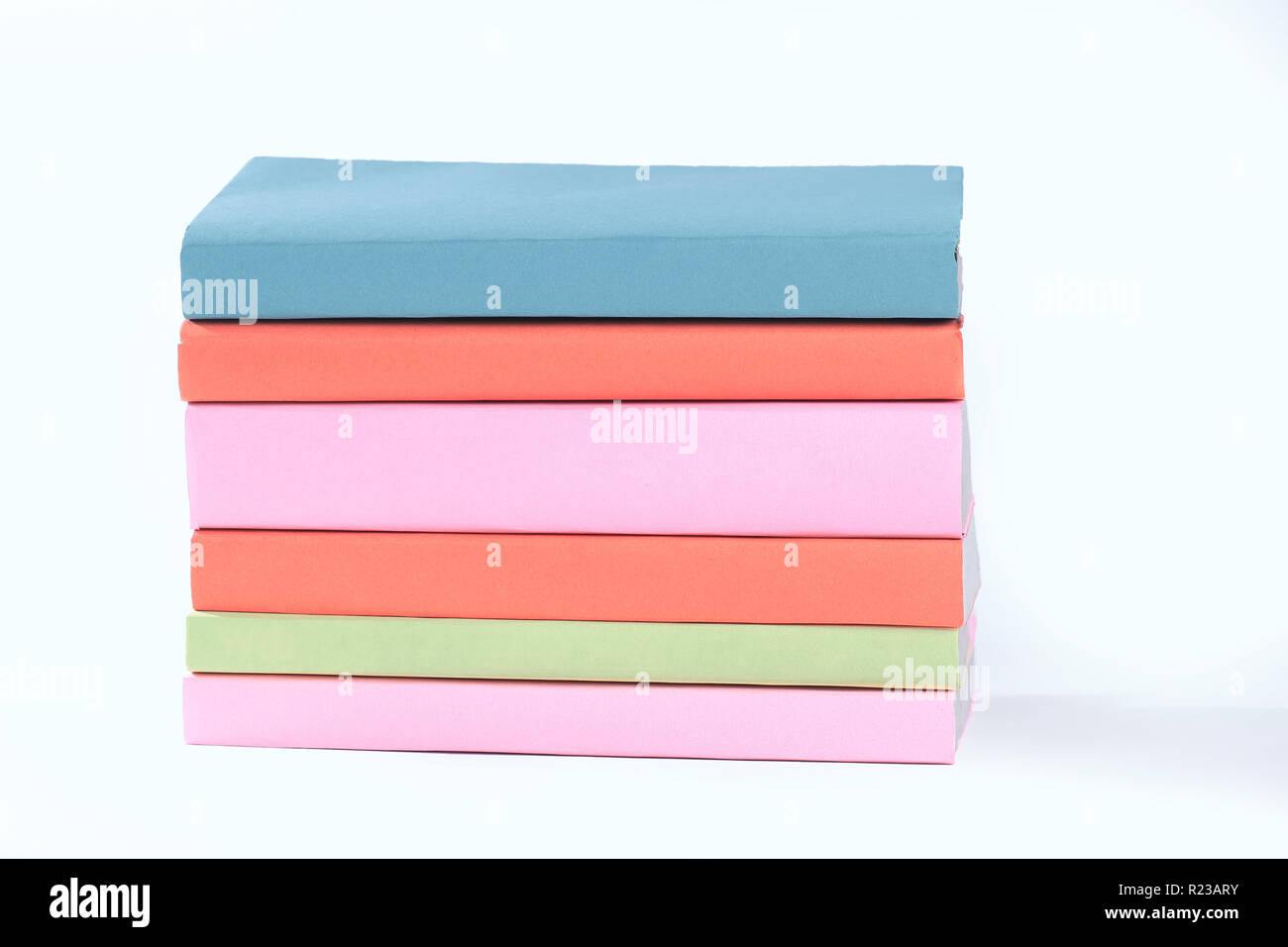 stack of books.isolated on white background.photo with copy space Stock ...