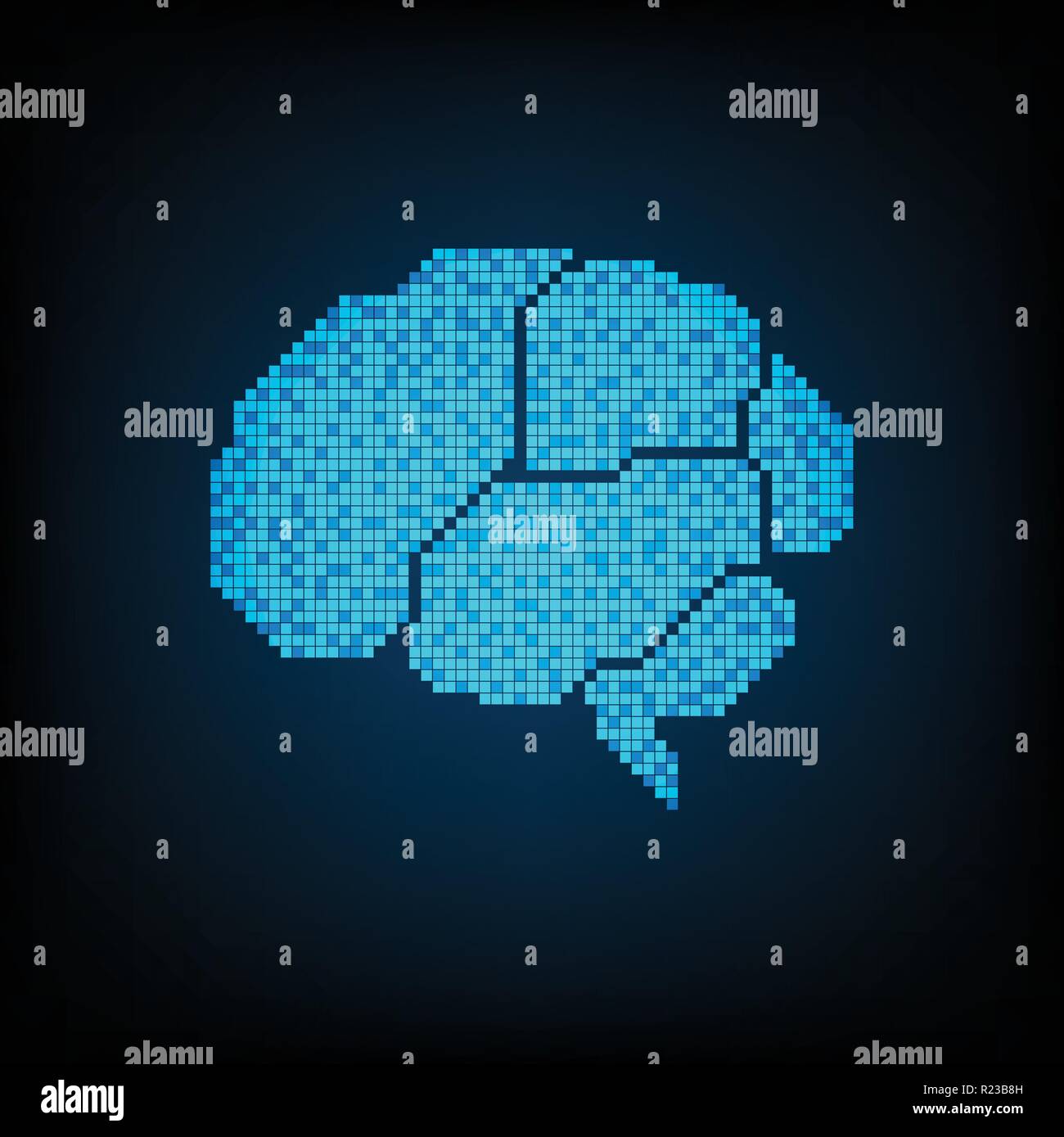 Digital brain circuit hi-res stock photography and images - Alamy