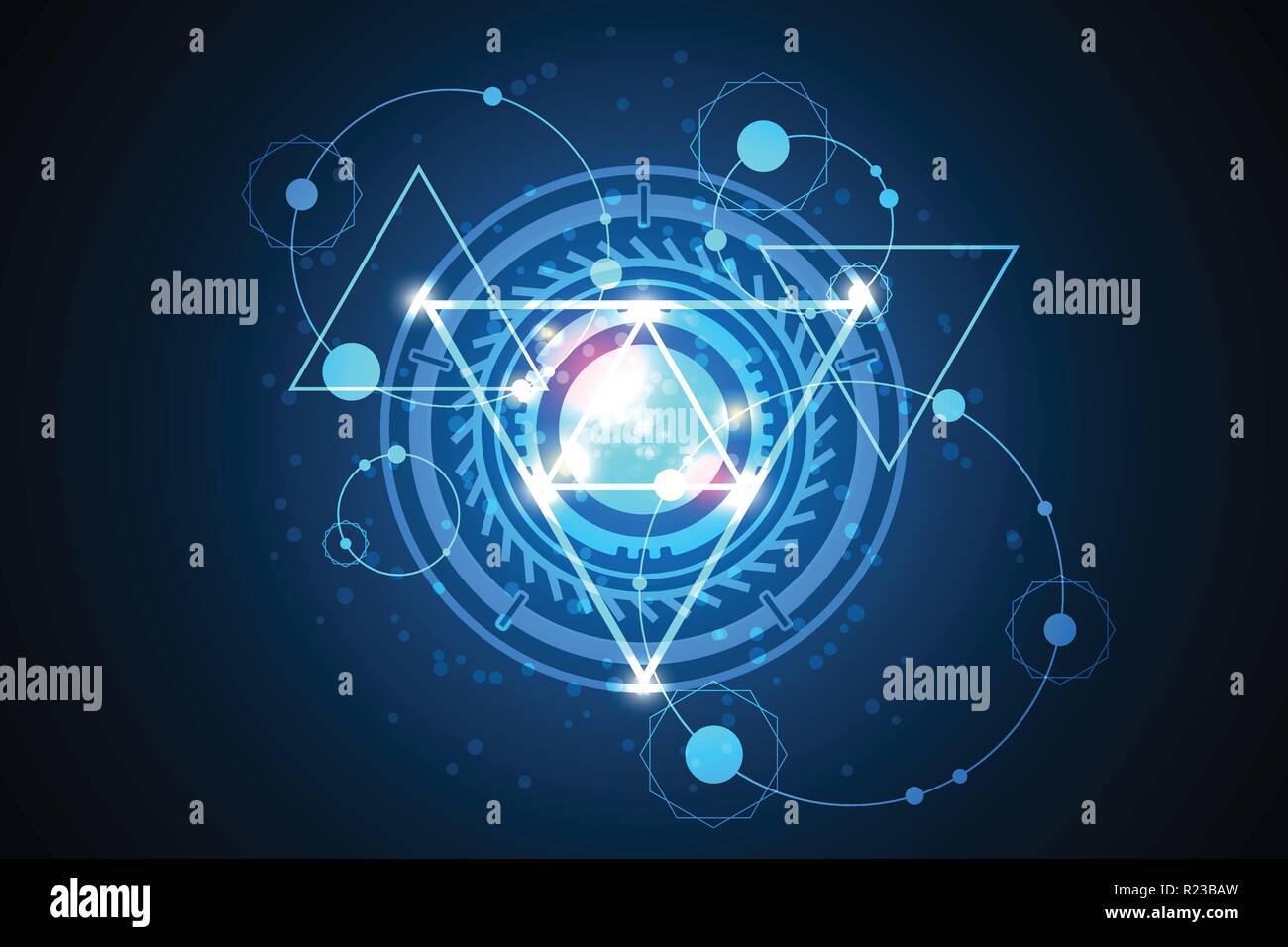 Technology in geometric concepts Stock Vector Image & Art - Alamy
