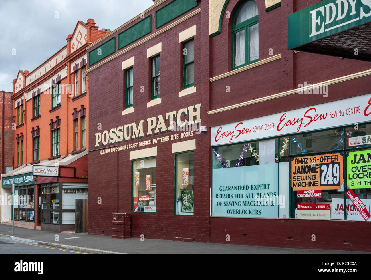 Hobart, Tasmania, Australia - December 14, 2009: closeup and frontal ...
