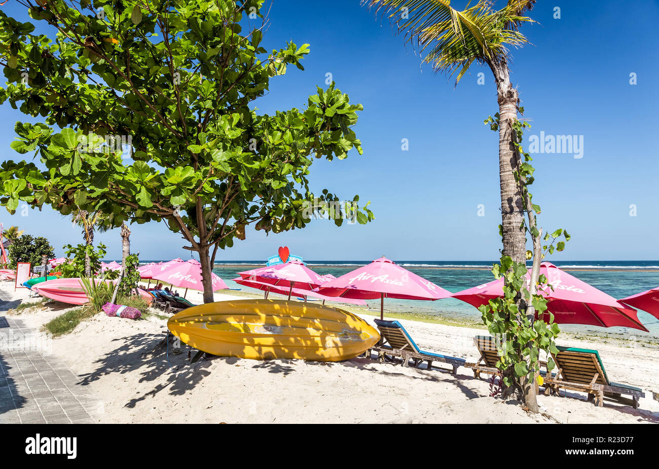 Exotic scenery of Pantai Pandawa beach on Bali island in Indonesia ...