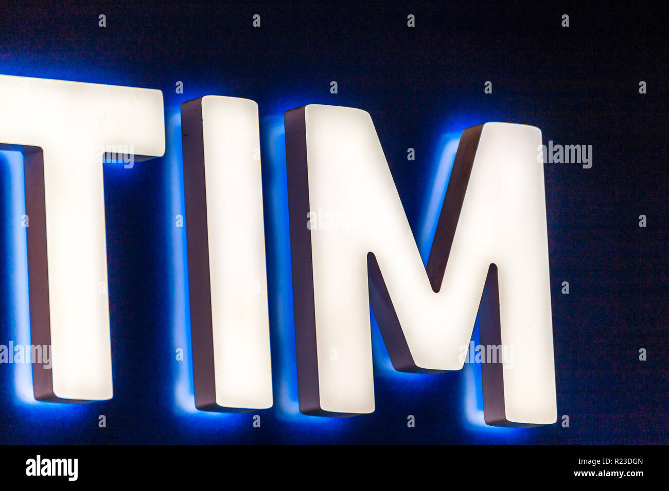 Tim logo hi-res stock photography and images - Alamy