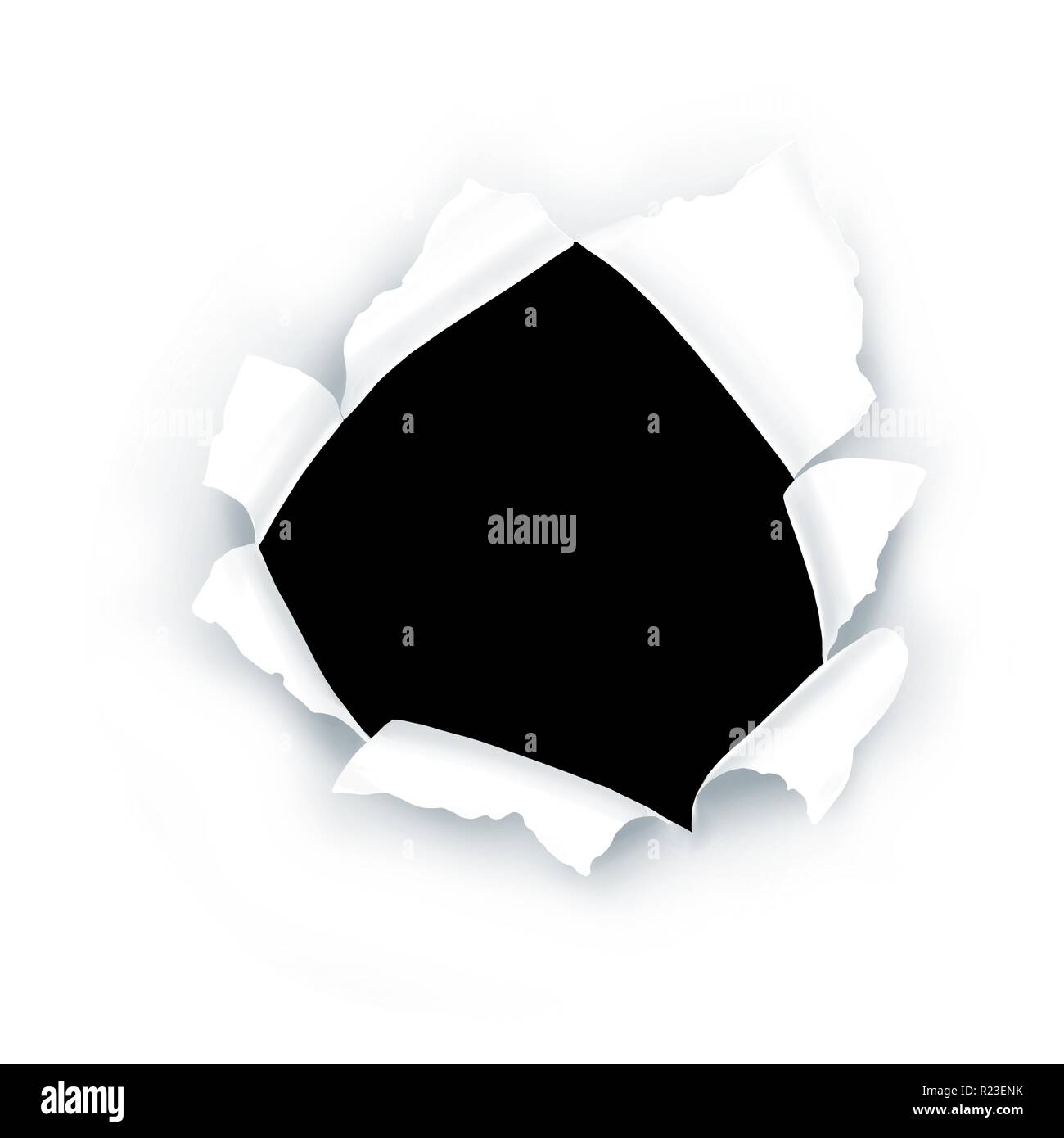 Burst through paper hi-res stock photography and images - Alamy