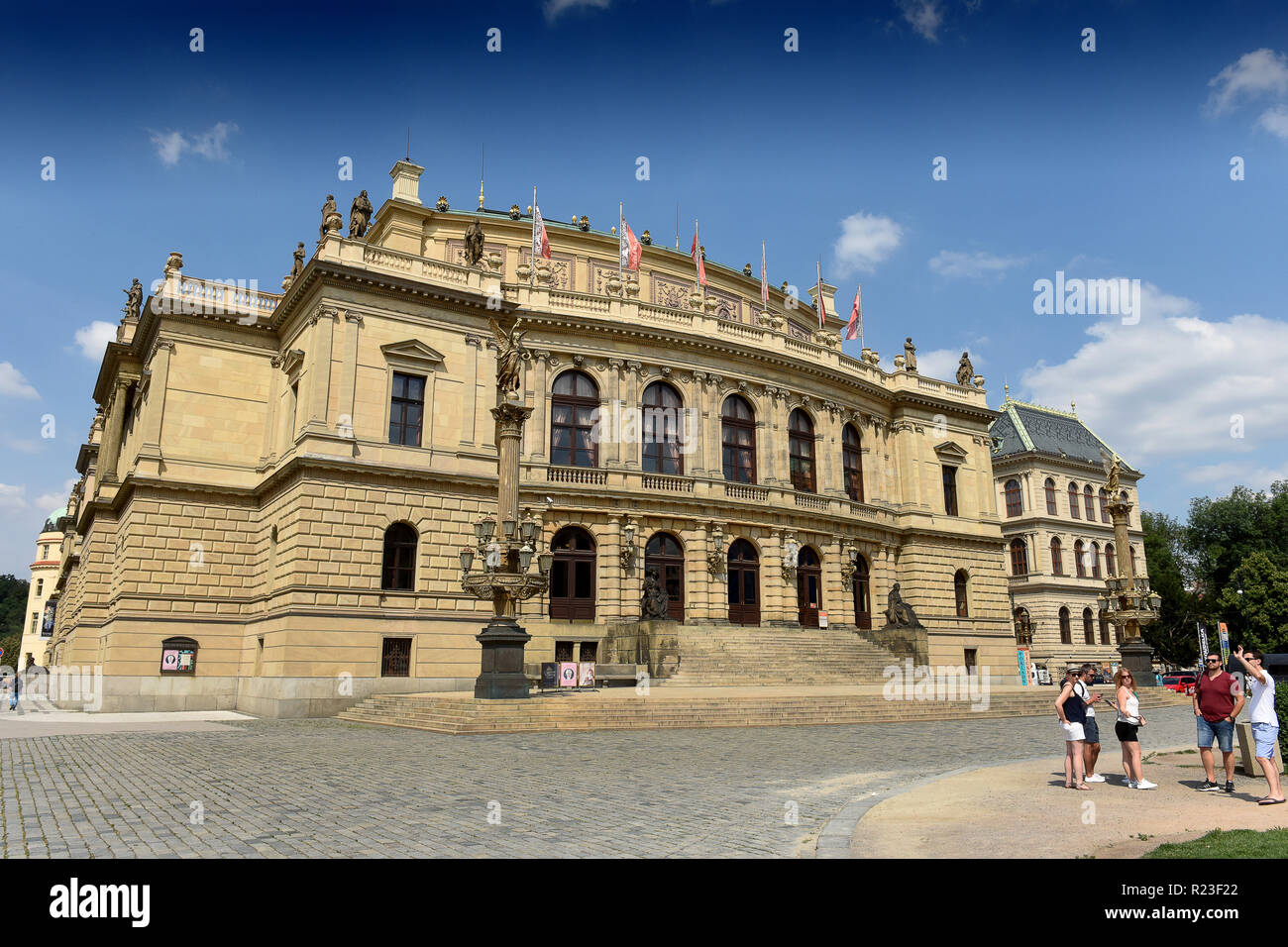 Rudolfinum Opera House and Concert Hall in Jan Palach Square Prague ...