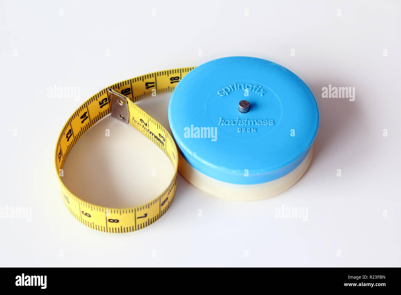 Vintage metal measuring tape hi-res stock photography and images - Alamy