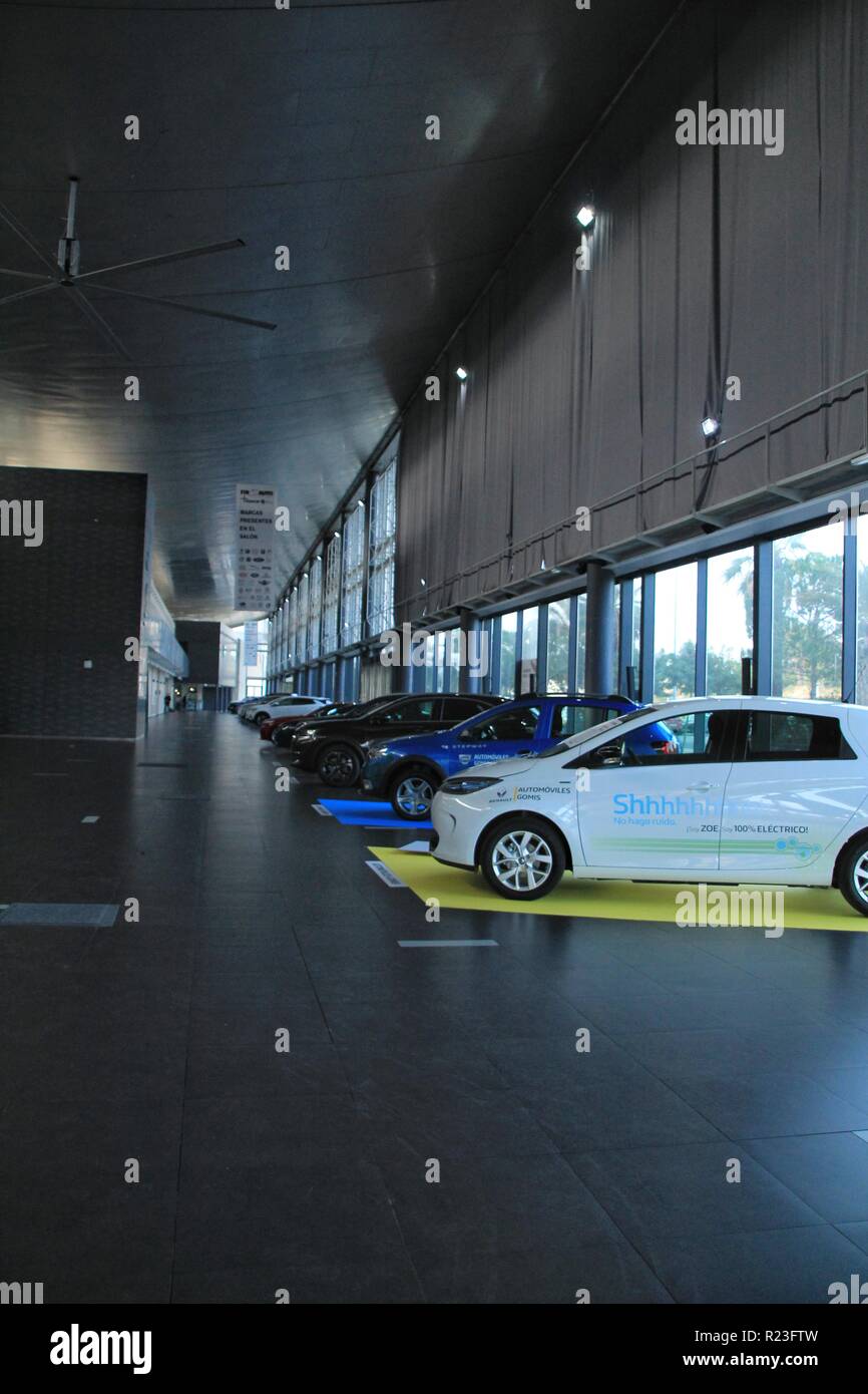 Alicante, Spain-November 16, 2018- Latest models of cars and ...