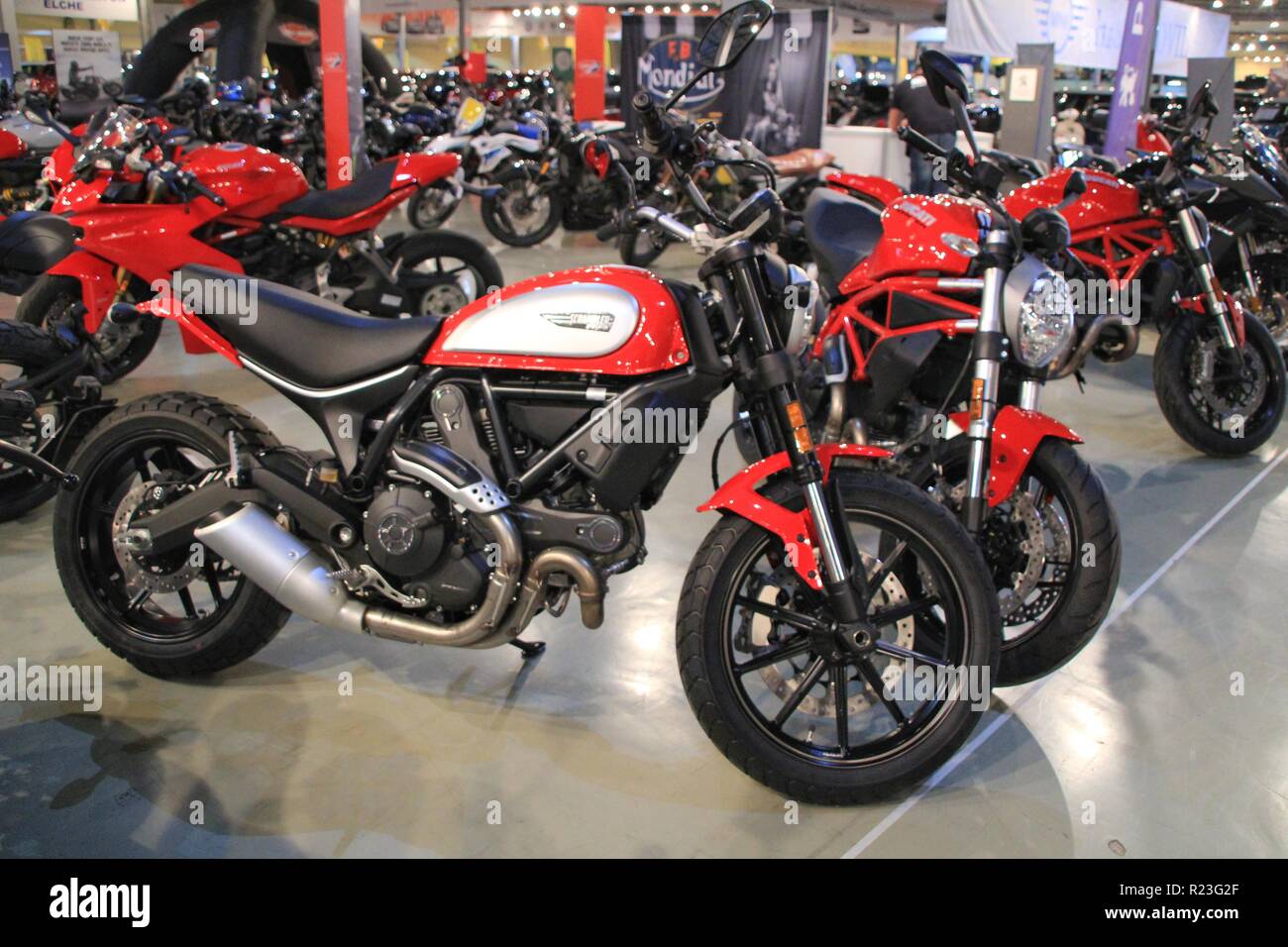 Alicante, Spain-November 16, 2018- Latest models of cars and ...