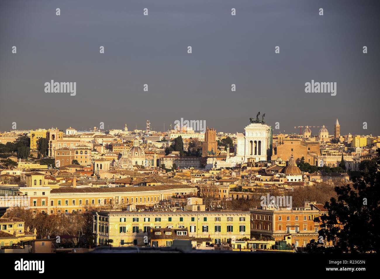 Panorama rome from pincio hi-res stock photography and images - Alamy