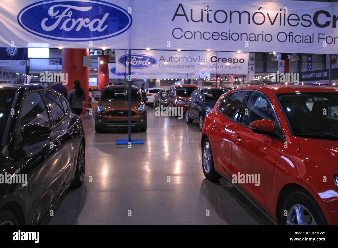 Alicante, Spain-November 16, 2018- Latest models of cars and ...