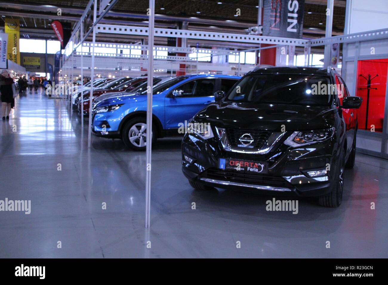 Alicante, Spain-November 16, 2018- Latest models of cars and ...
