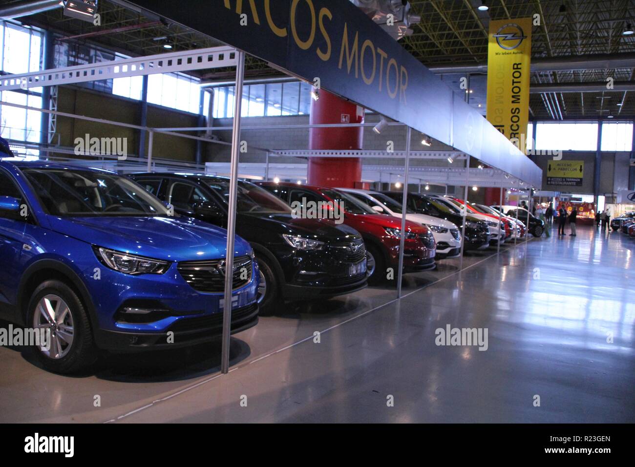 Alicante, Spain-November 16, 2018- Latest models of cars and ...