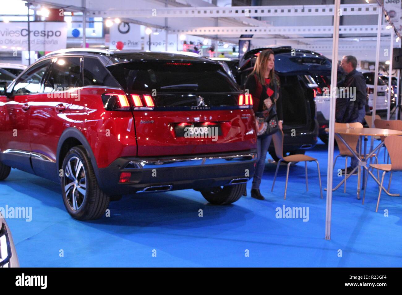 Alicante, Spain-November 16, 2018- Latest models of cars and ...