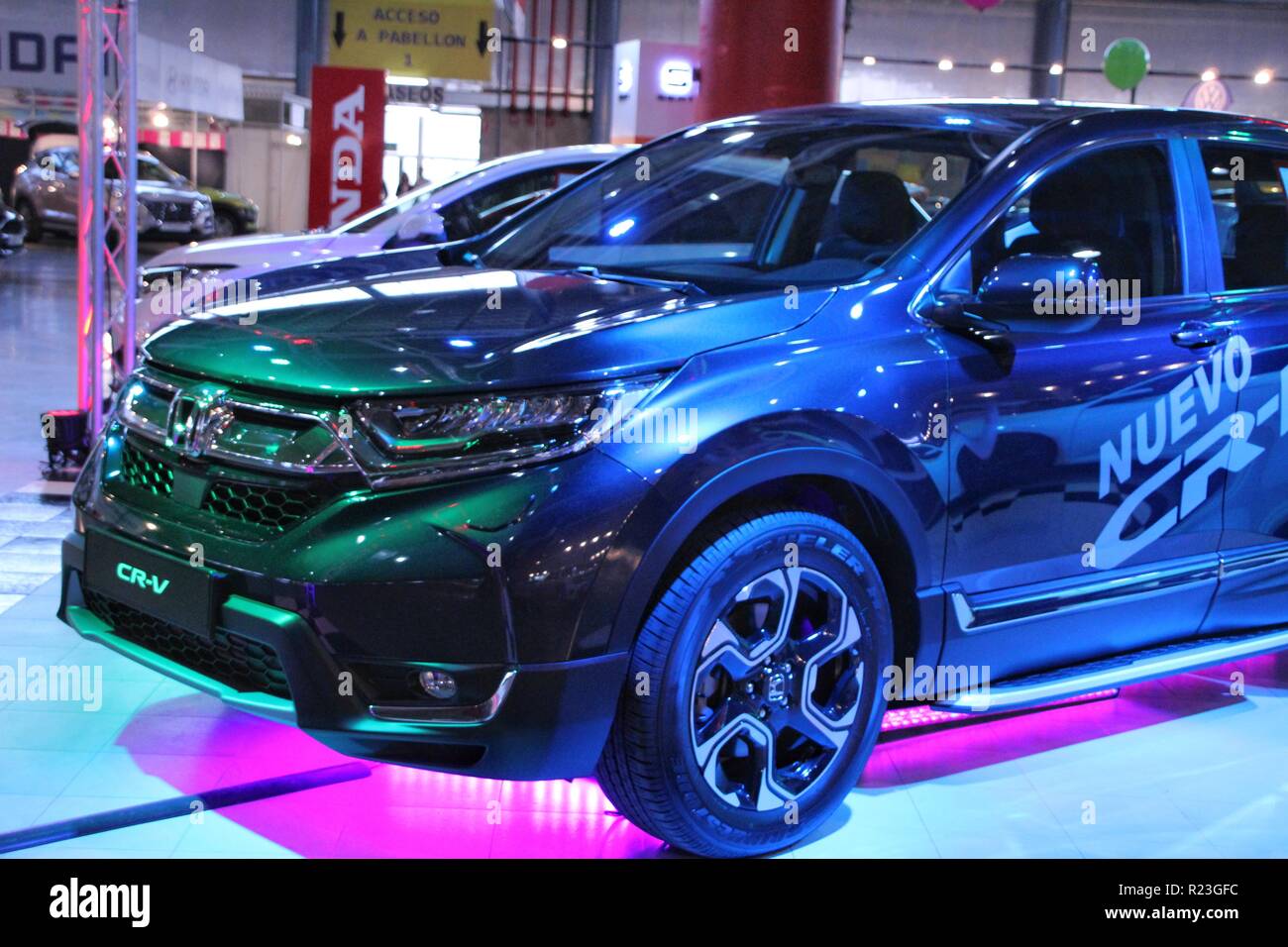 Alicante, Spain-November 16, 2018- Latest models of cars and ...