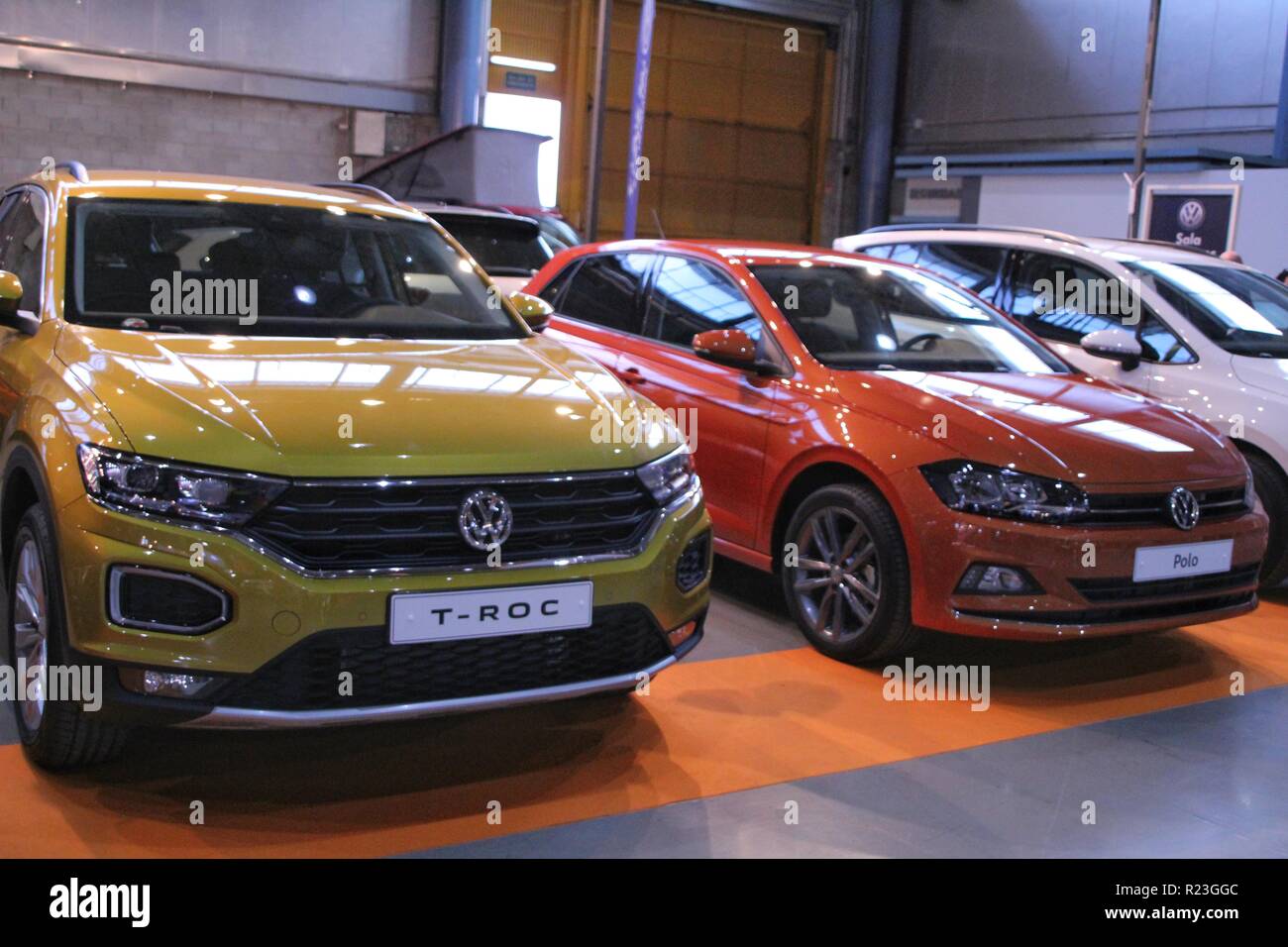Alicante, Spain-November 16, 2018- Latest models of cars and ...