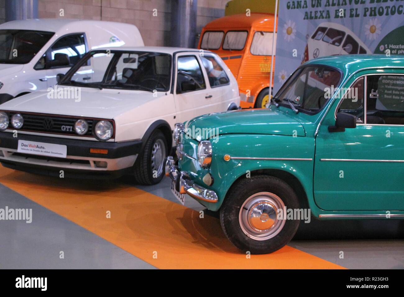 Alicante, Spain-November 16, 2018- Latest models of cars and ...