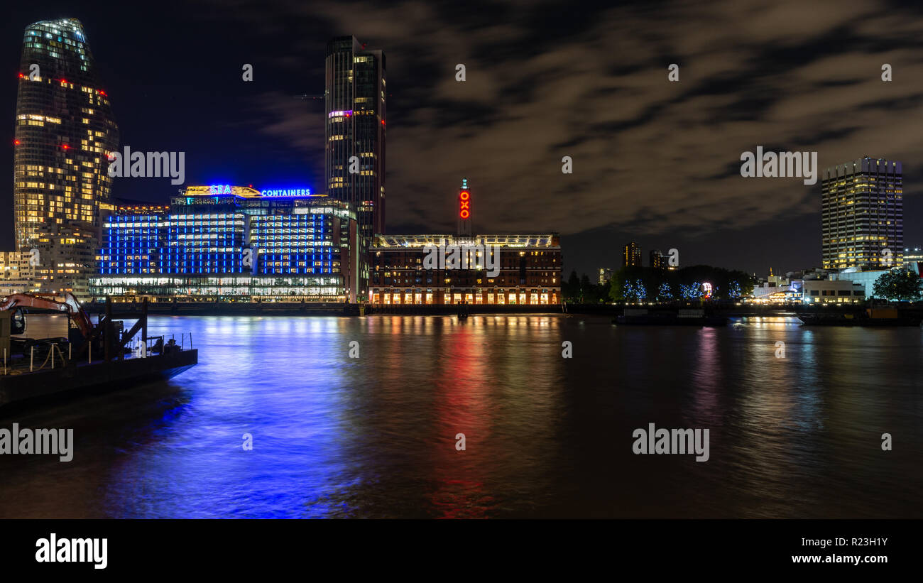 London, England, UK - September 14, 2018: The skyline of London's South ...