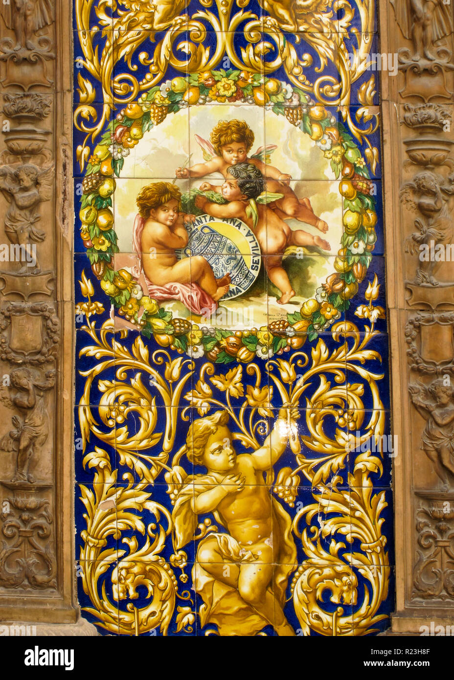 Ceramic tiles seville hi-res stock photography and images - Alamy