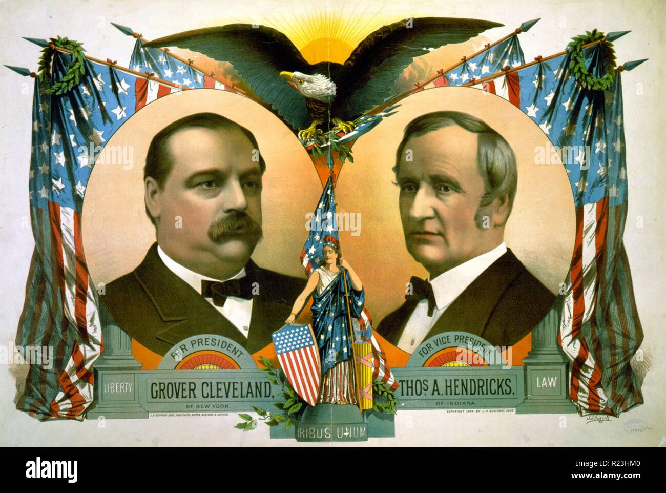 For president, Grover Cleveland of New York. For vice president, Thos ...
