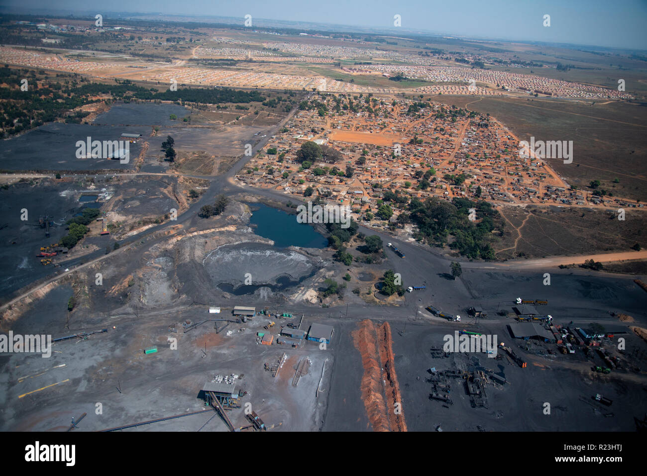 Aerial mine south africa hi-res stock photography and images - Alamy