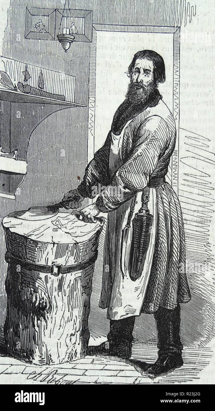 Butcher 19th century hi-res stock photography and images - Alamy