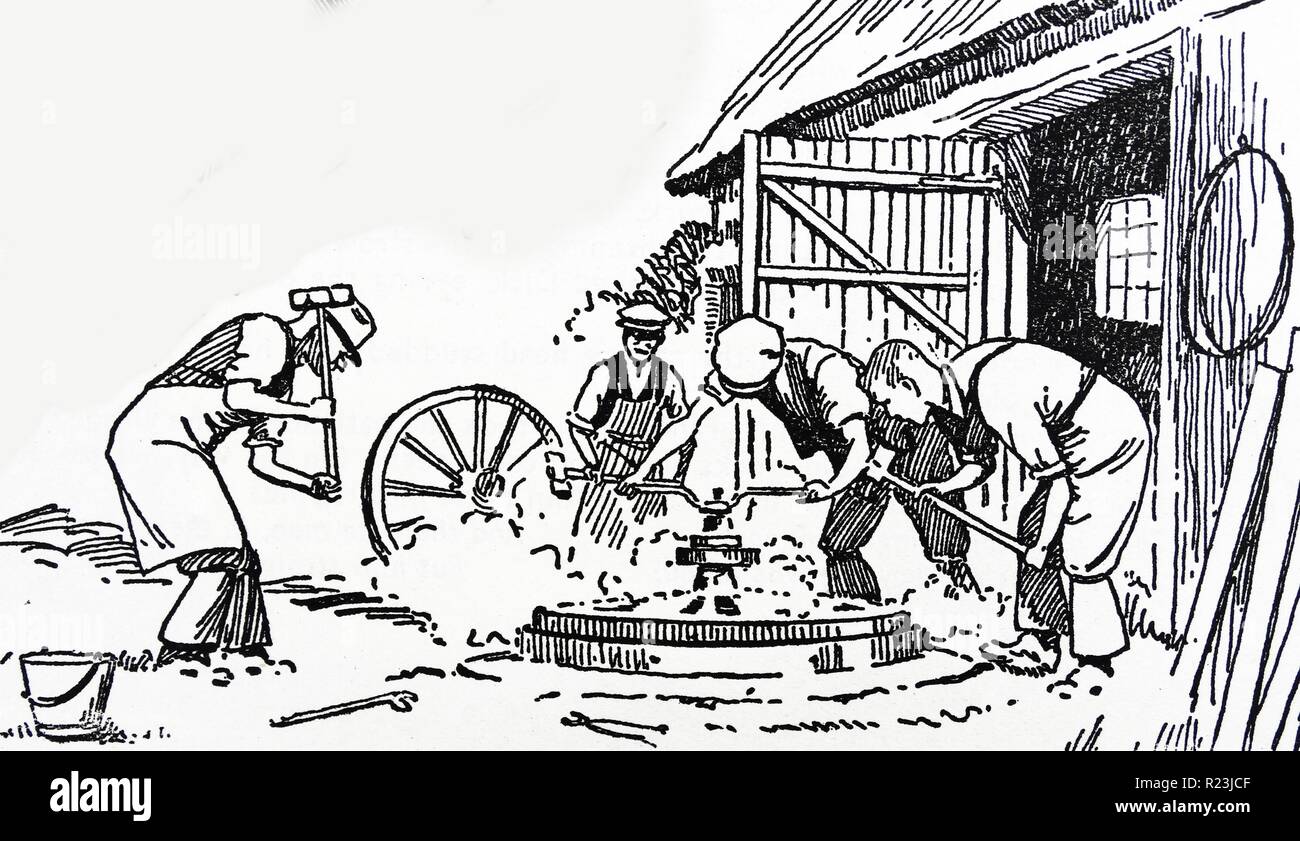 Labourer 1900 hi-res stock photography and images - Alamy