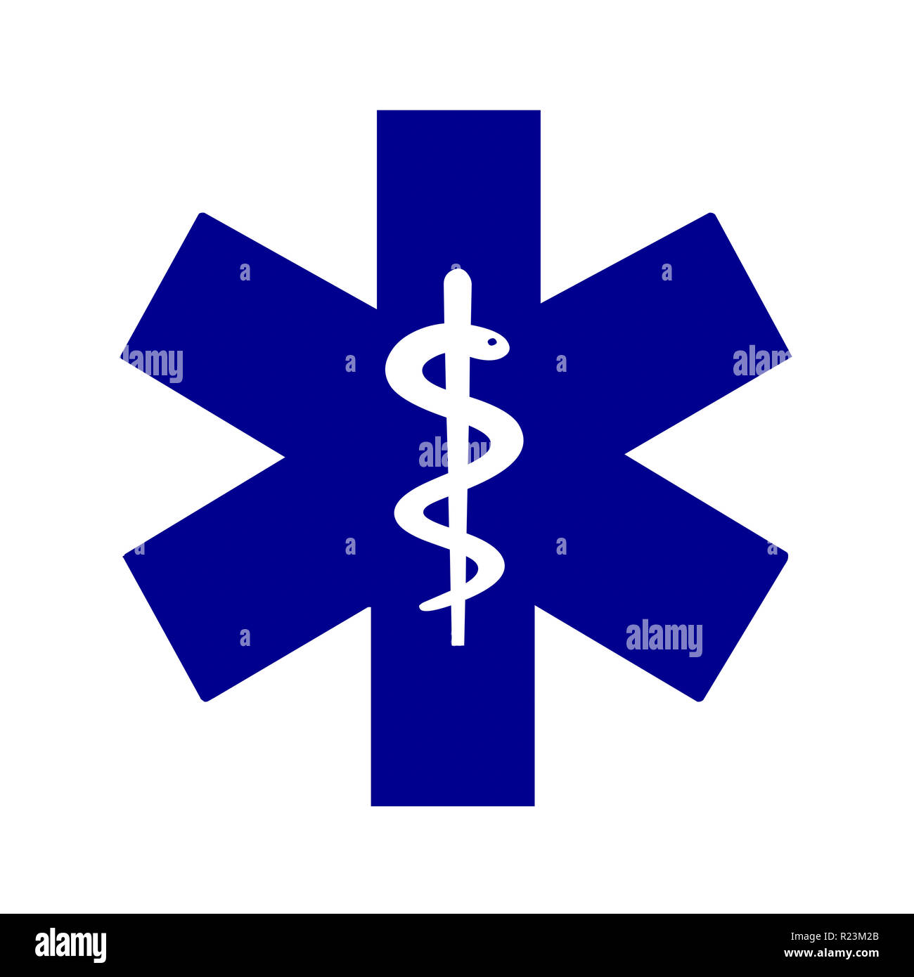 Star of life medical symbol Stock Photo - Alamy