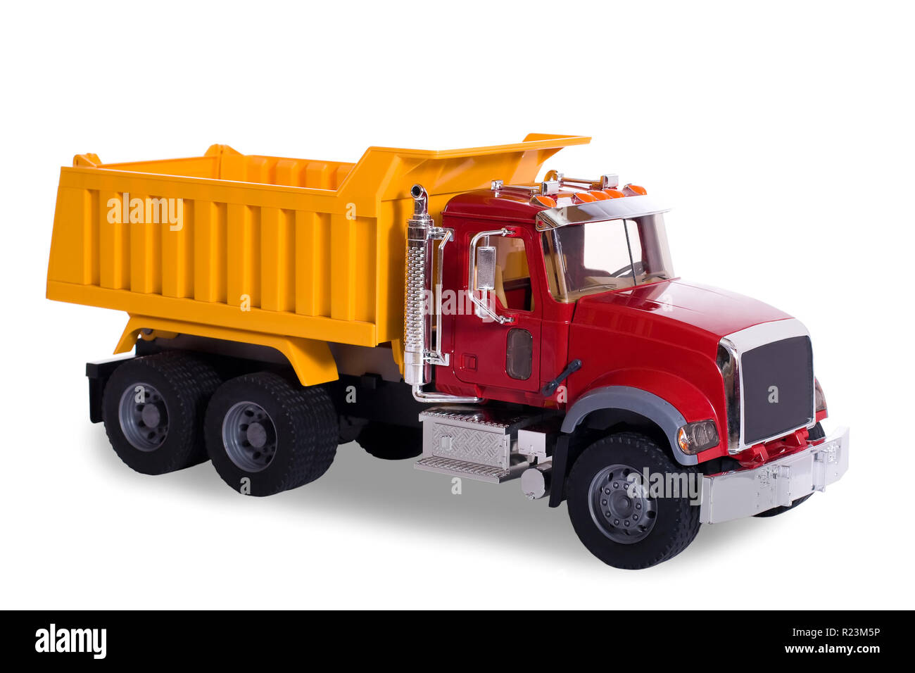 Toy tipper truck on hi-res stock photography and images - Alamy