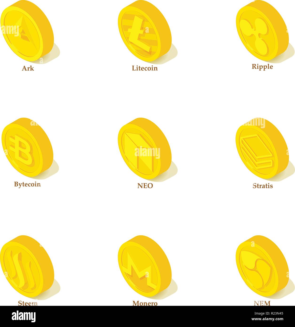 Isometric virtual banking icons hi-res stock photography and images - Alamy