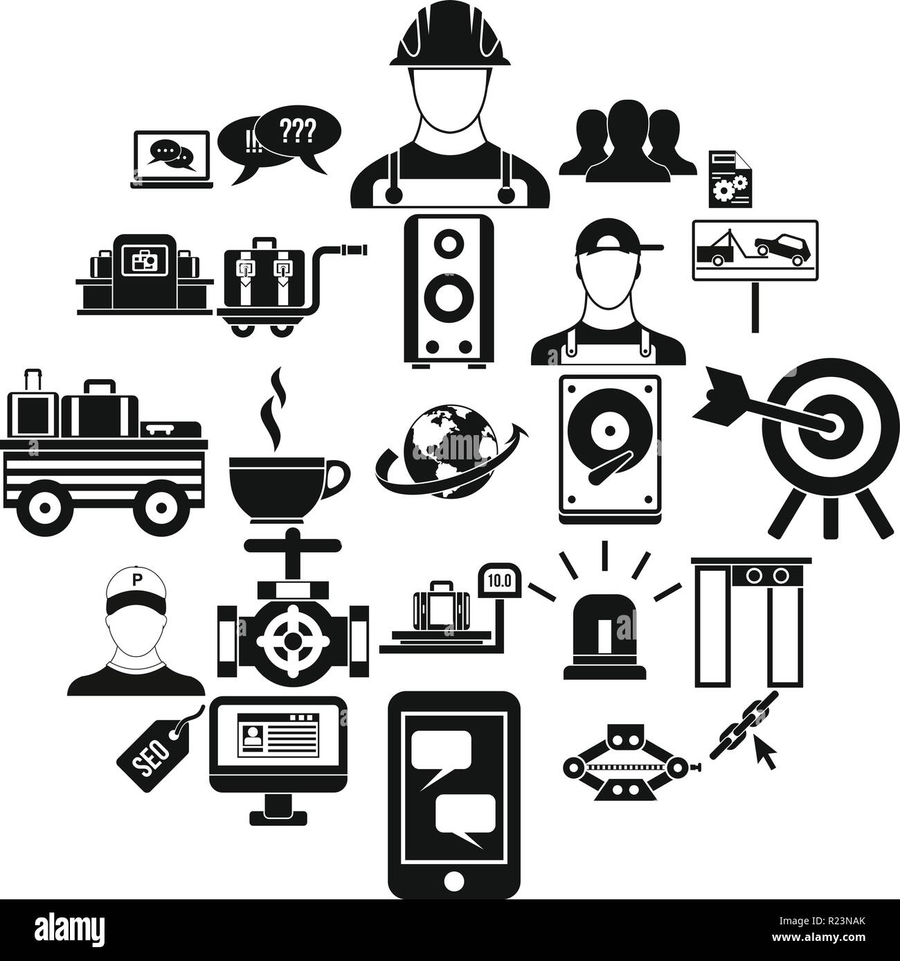 Black backing Stock Vector Images - Alamy