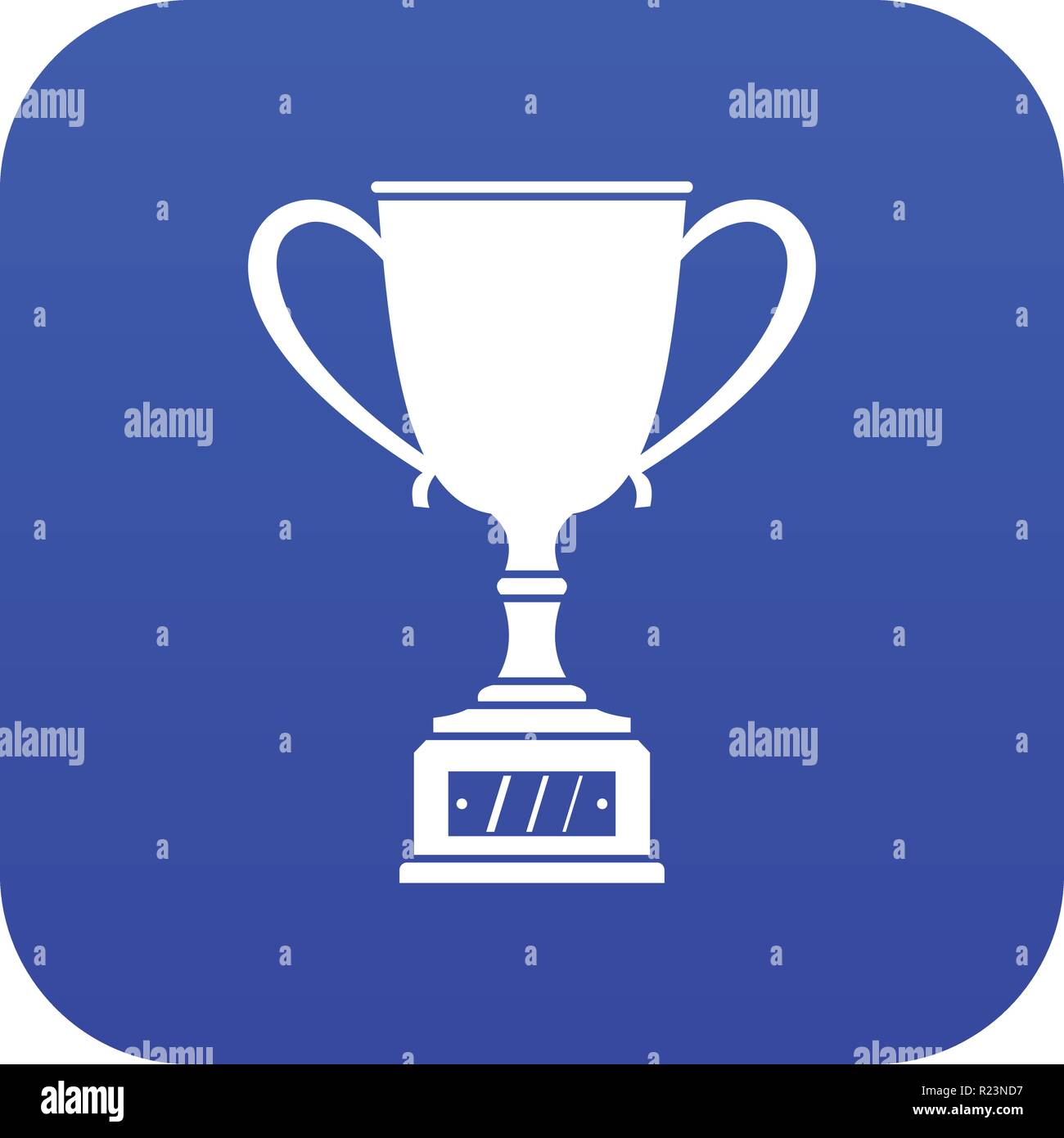 Winner cup icon digital blue Stock Vector Image & Art - Alamy