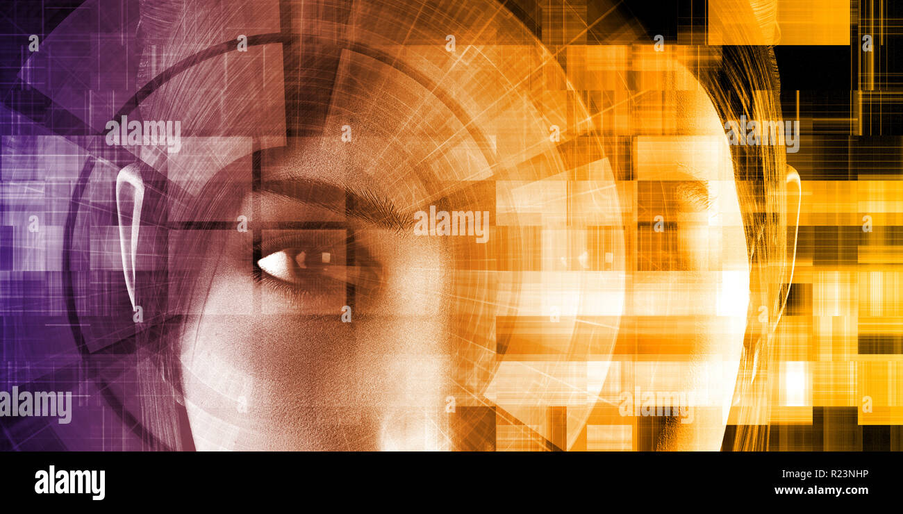 Web Information Technology Art of the Future Stock Photo - Alamy