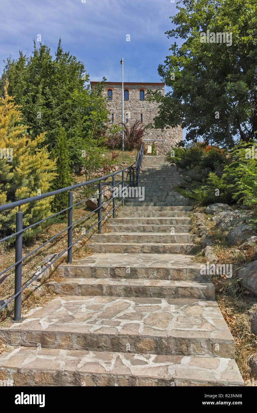 Ruins of Ancient Byzantine fortress The Peristera in town of Peshtera ...