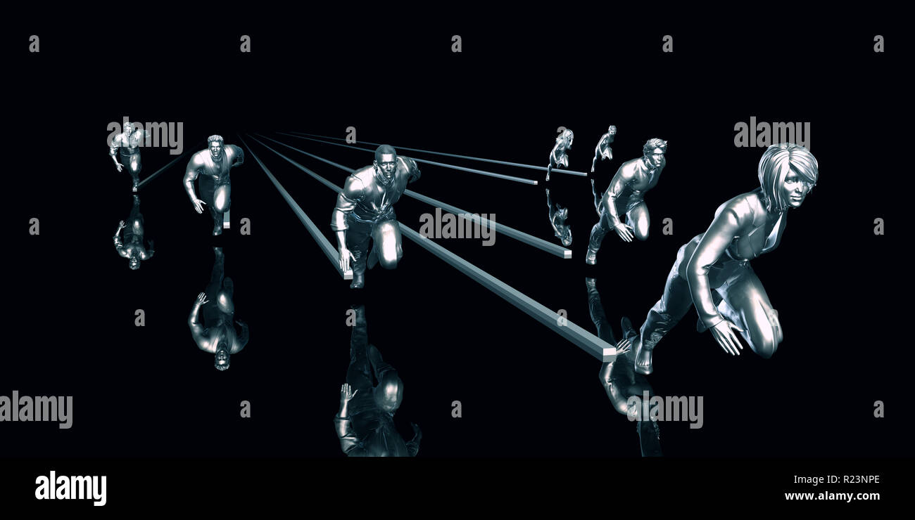 Teamwork and Striving for Success Together in Business Stock Photo - Alamy