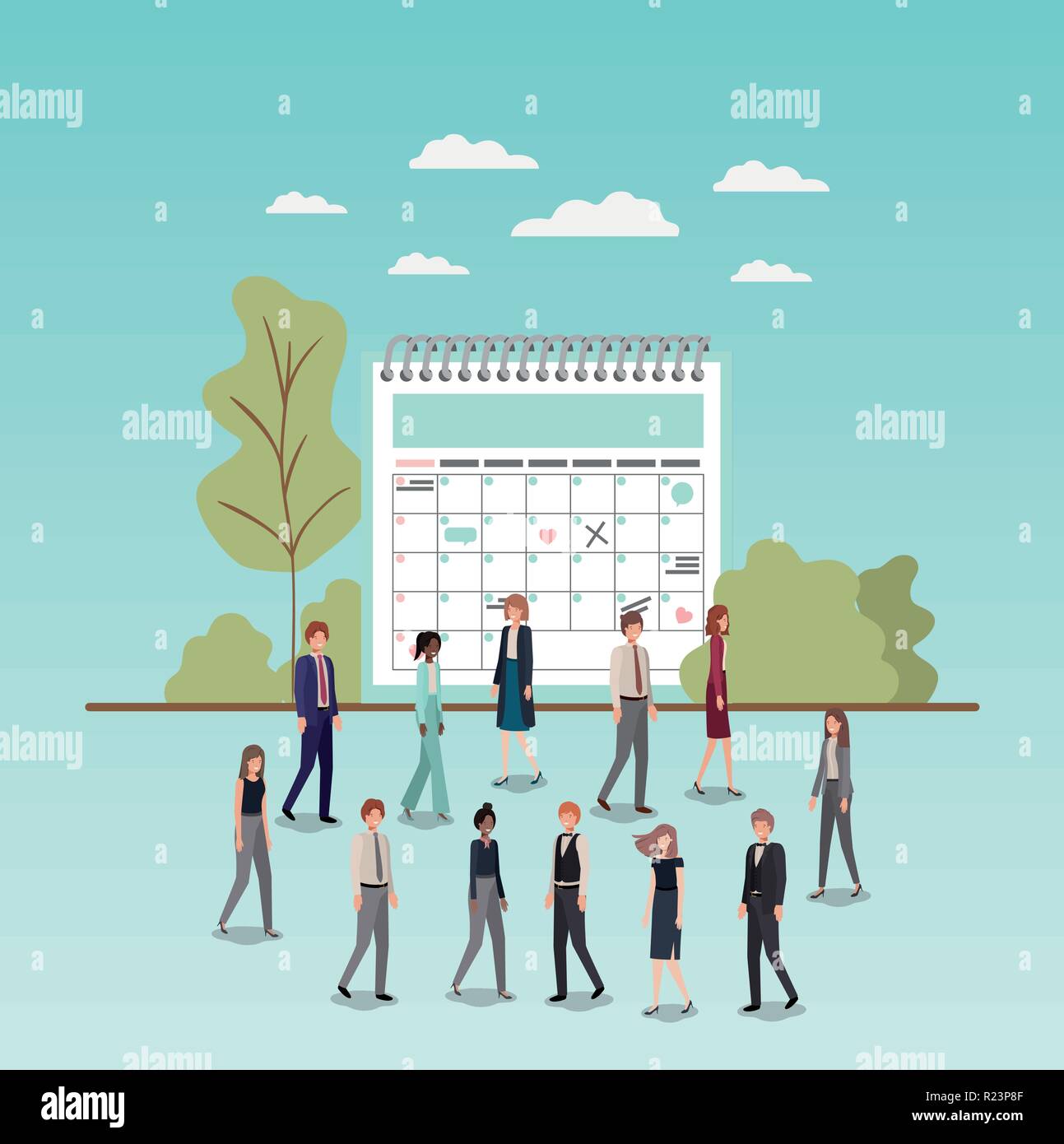 Mini Characters Stock Vector Images - Alamy