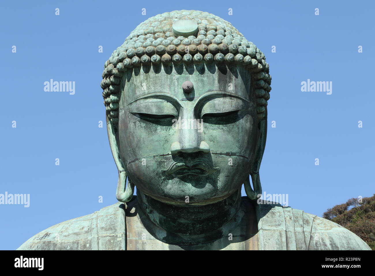 Daibutsu, Great Buddha statue at Kotoku-in temple, Kamakura, Kanagawa ...