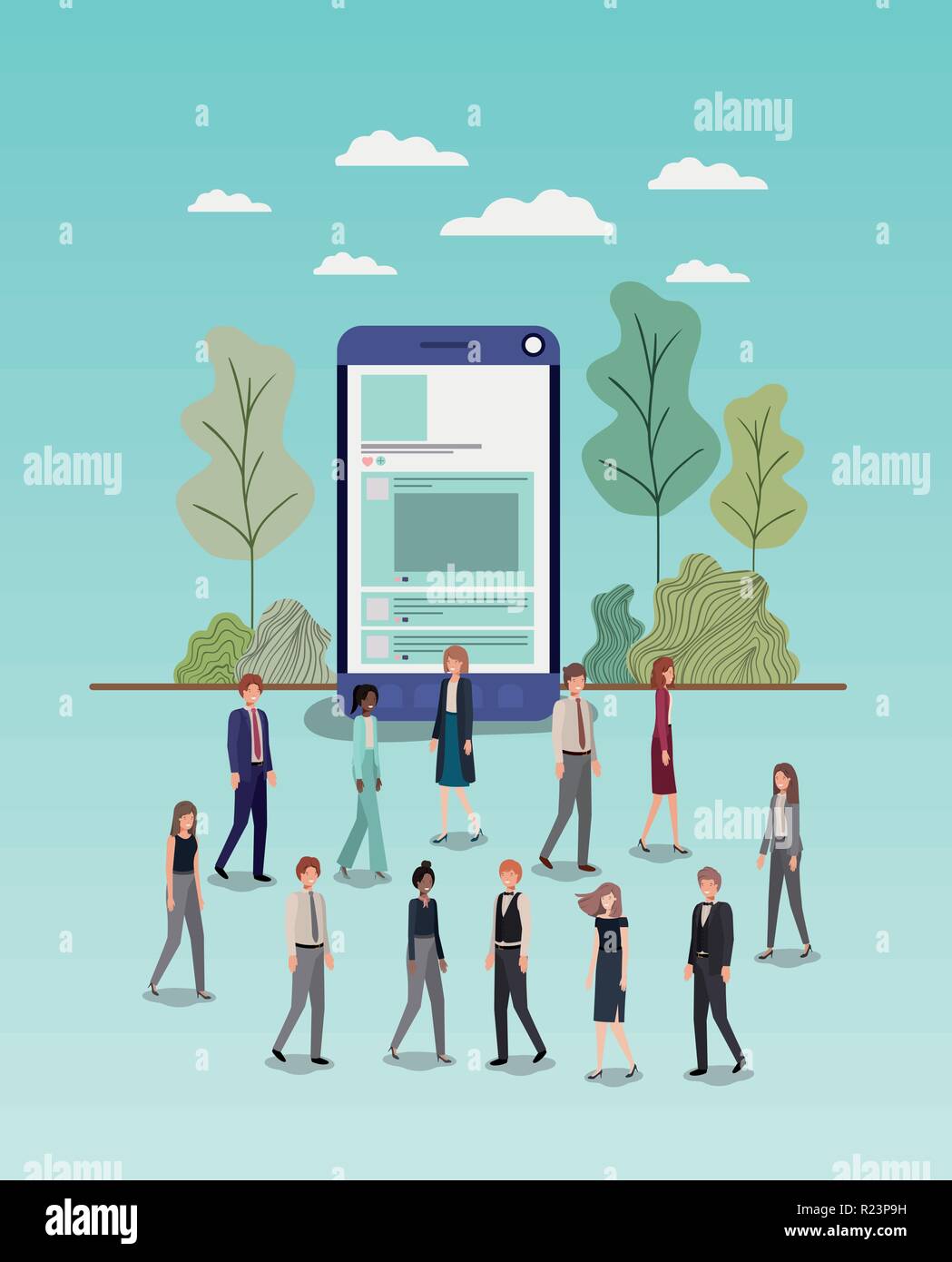 Persons working in design Stock Vector Images - Alamy