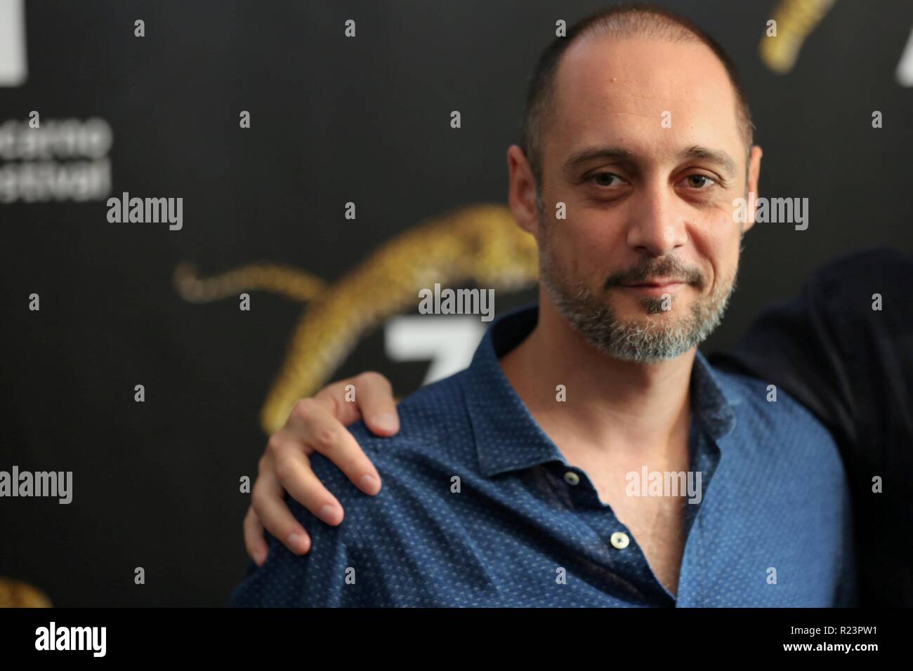 LOCARNO, SWITZERLAND – AUG 09, 2018: Daniele Parisi attends 'L'Ospite ...