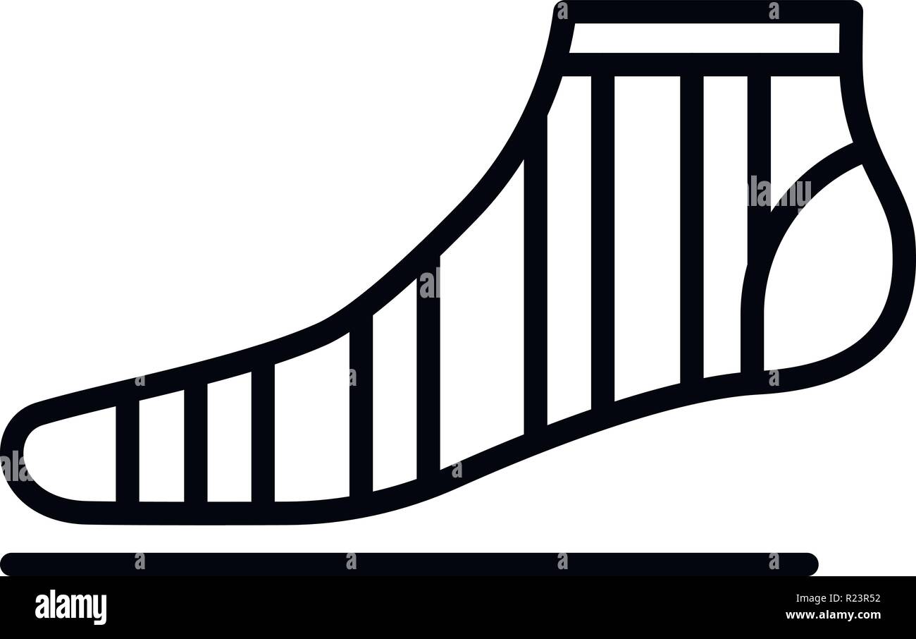 Clean sock icon, outline style Stock Vector Image & Art - Alamy