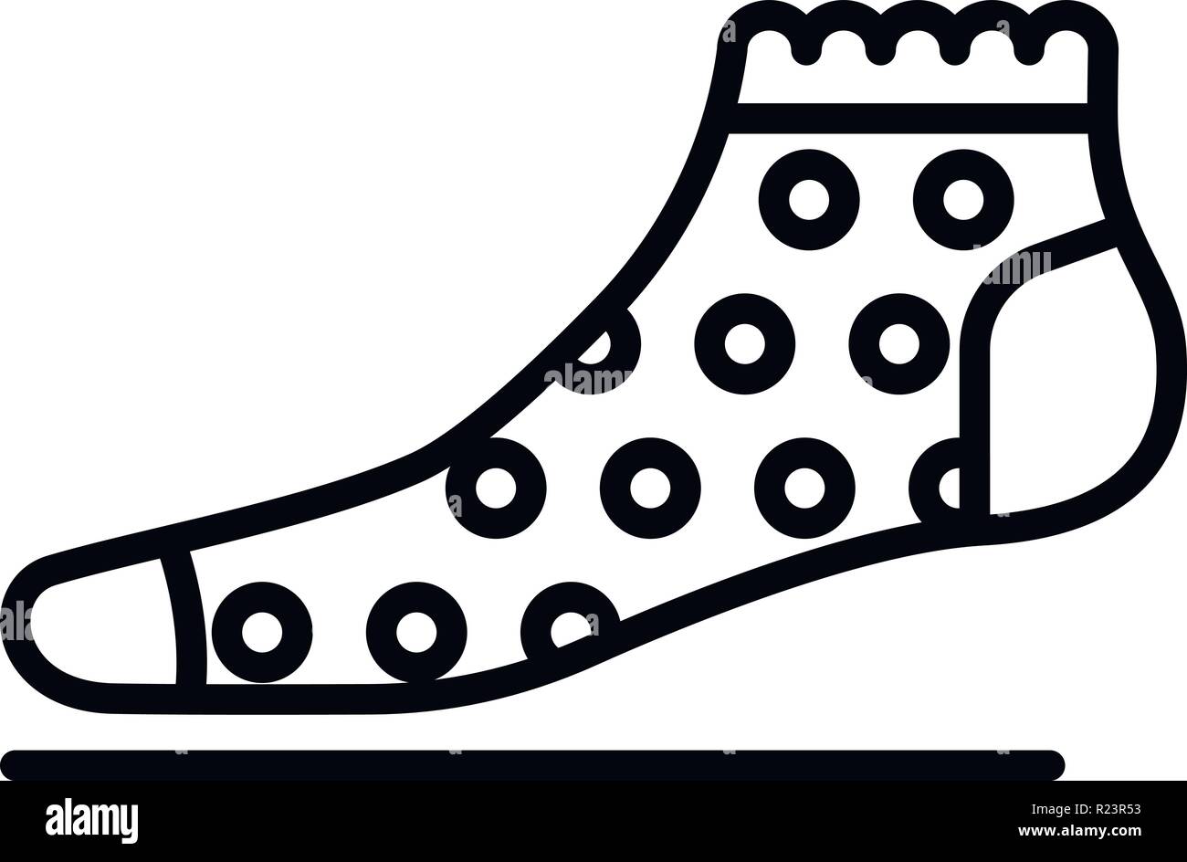 Female sock icon, outline style Stock Vector Image & Art - Alamy
