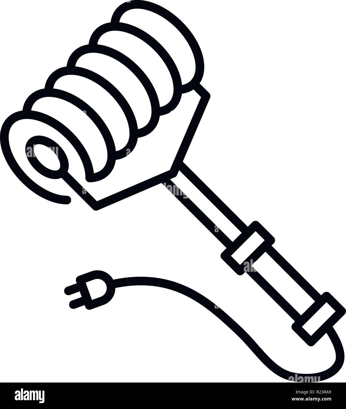 Plug heater icon, outline style Stock Vector Image & Art - Alamy