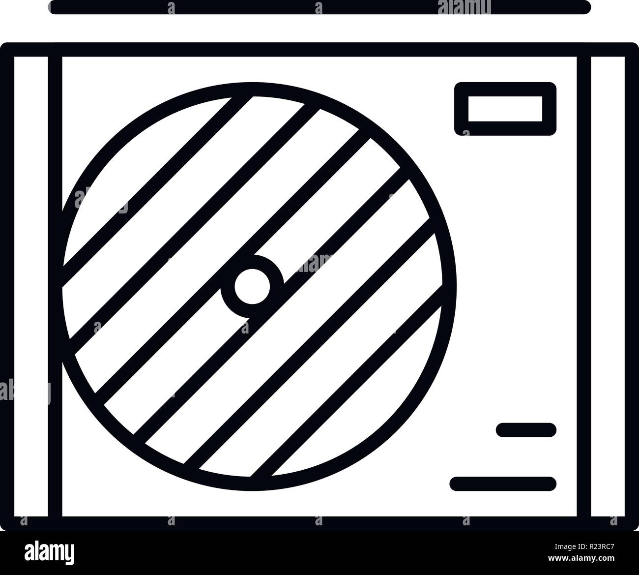 Conditioner outdoor fan icon, outline style Stock Vector Image & Art ...